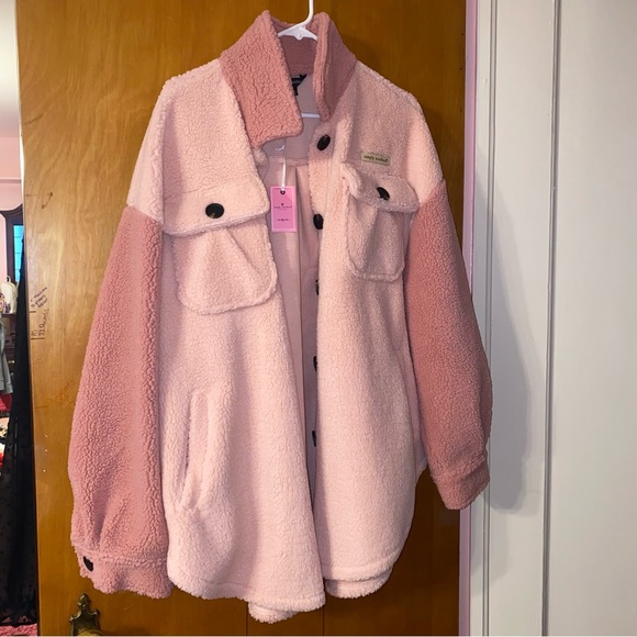 Simply Southern | Jackets & Coats | New Simply Southern Fuzzy Pink ...